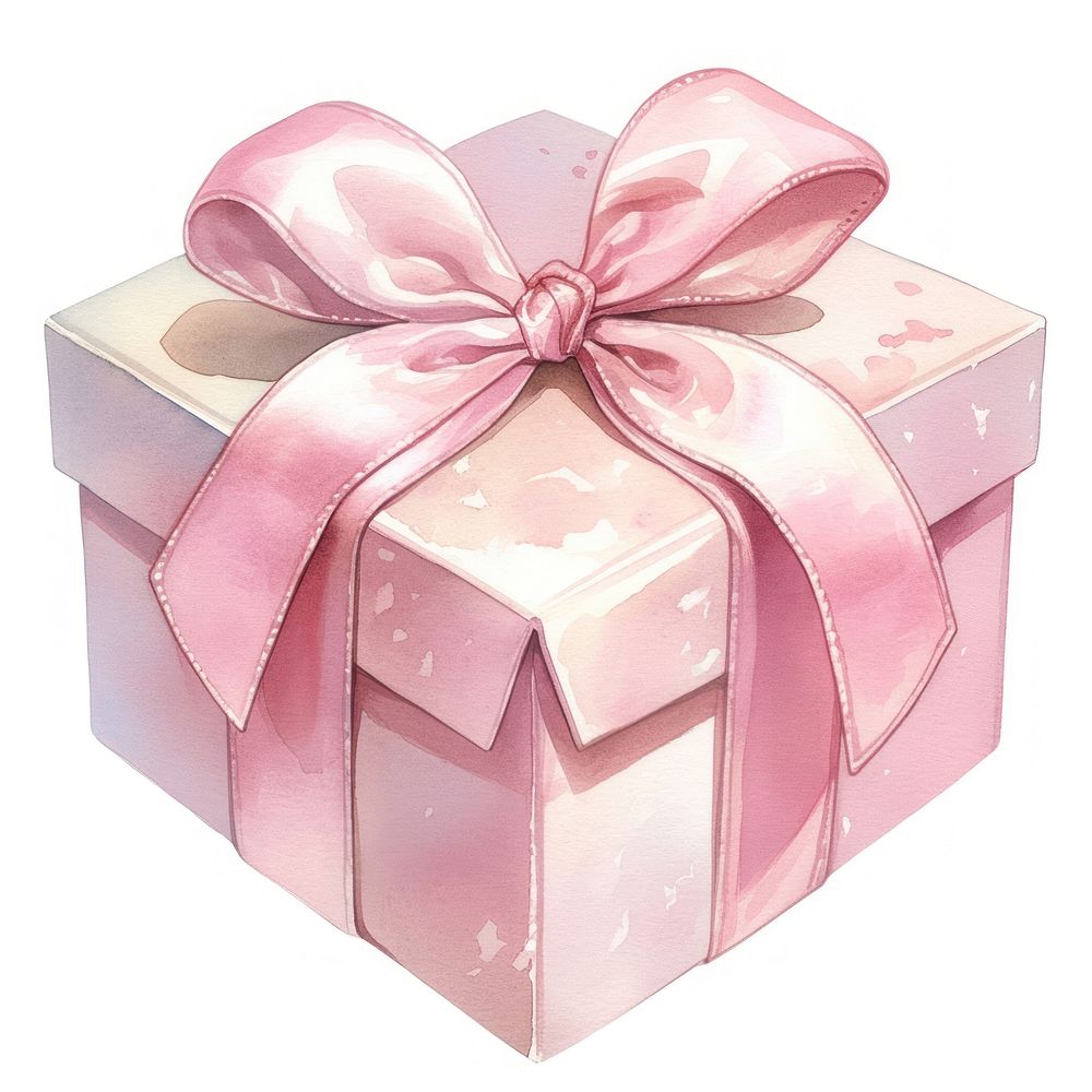Elegant pink gift box illustration | Free Photo Illustration - rawpixel