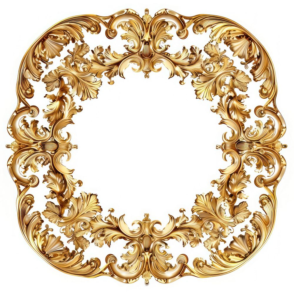 Elegant ornate golden frame design | Free Photo - rawpixel