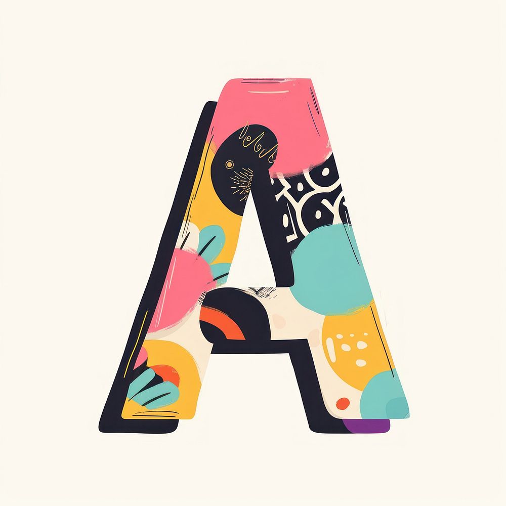 Alphabet A art creativity graphics. | Free Photo Illustration - rawpixel