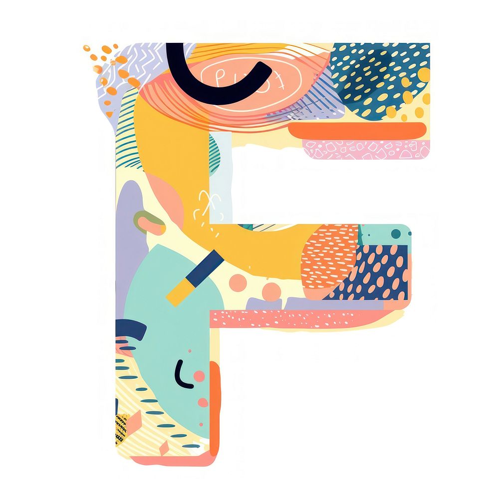 Alphabet F art pattern creativity. | Free Photo Illustration - rawpixel