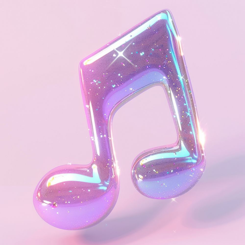 Celestial graphic single music note | Free Photo Illustration - rawpixel