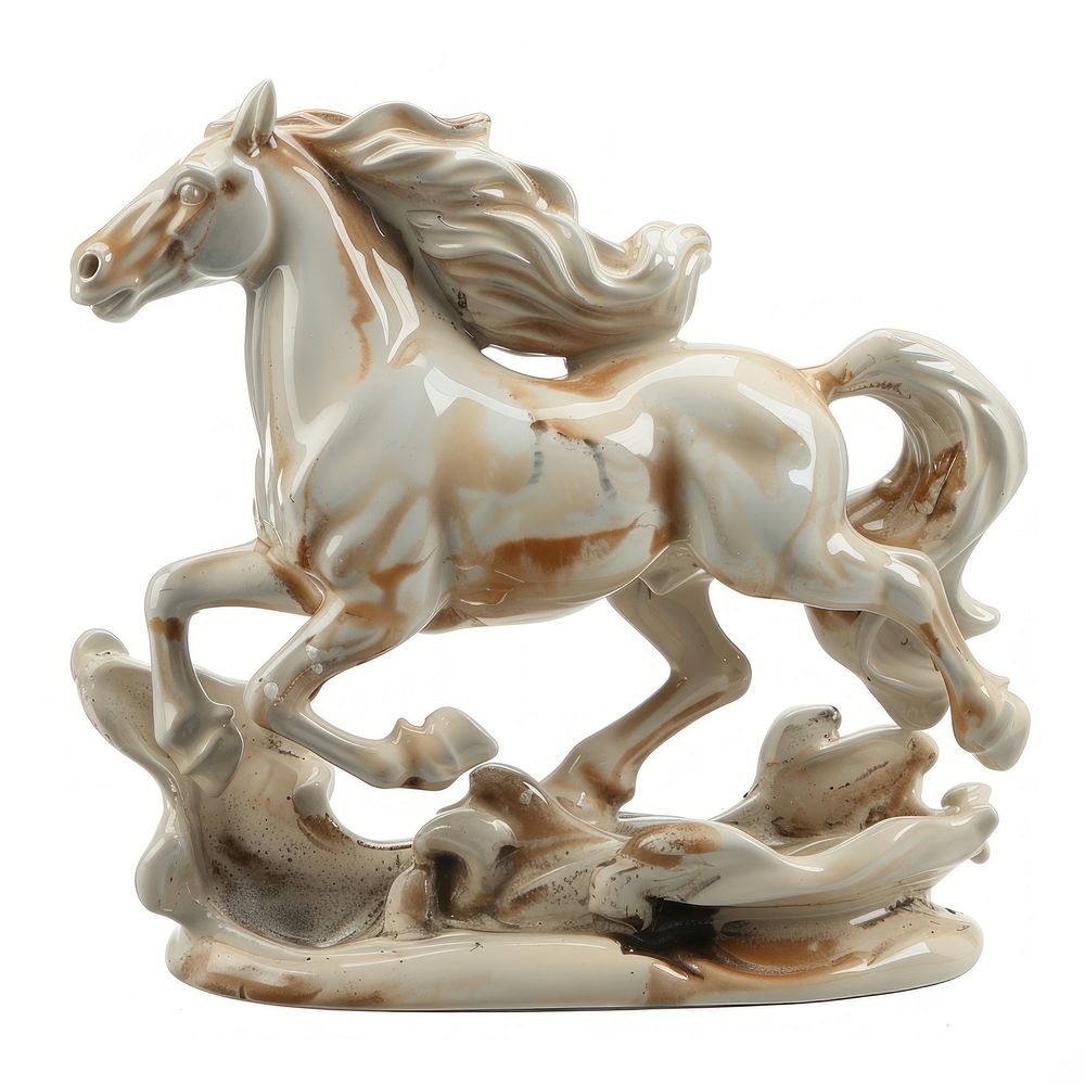 Elegant ceramic horse sculpture | Free Photo - rawpixel