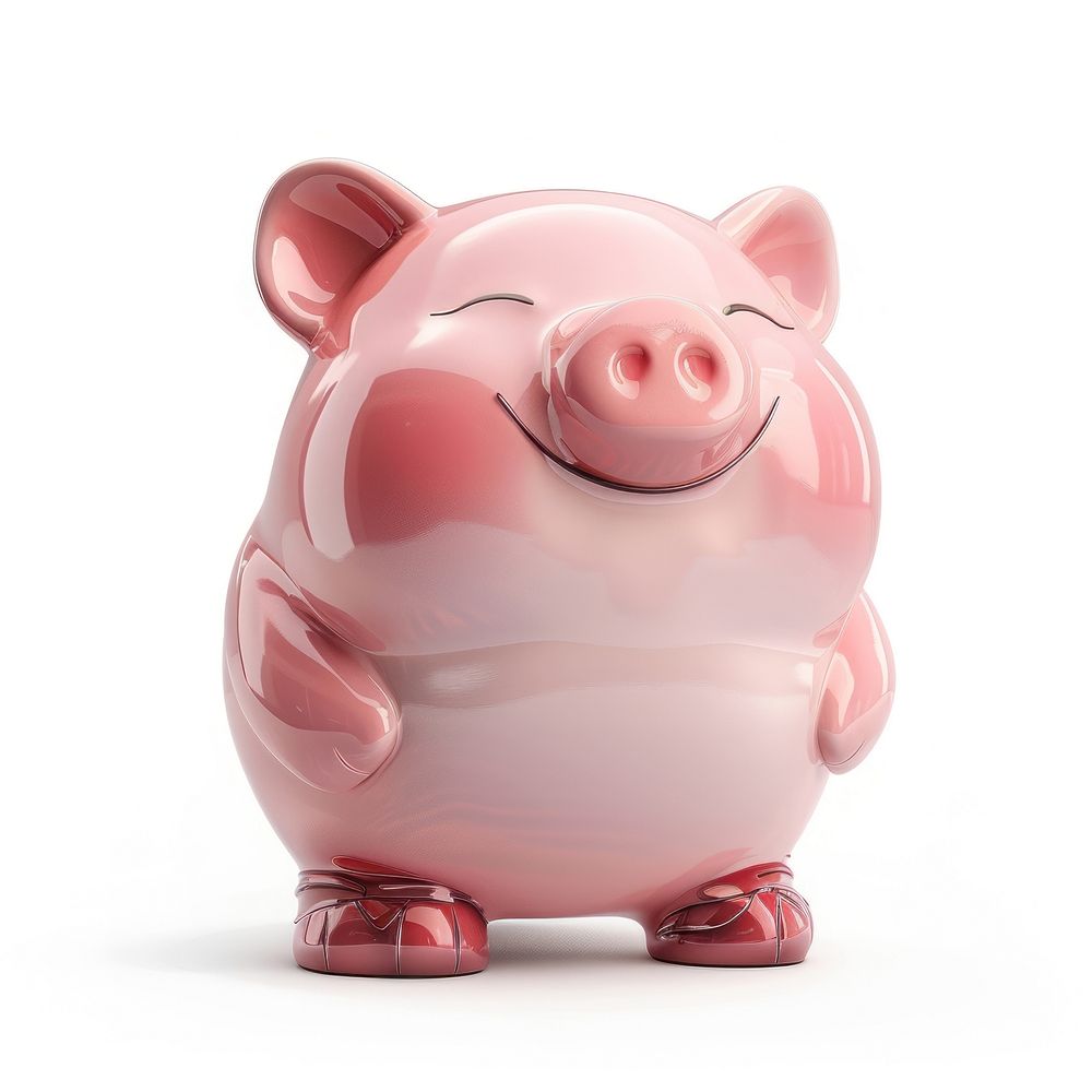 Cute smiling piggy bank | Free Photo - rawpixel