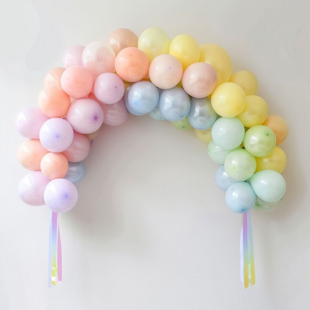 Colorful pastel balloon arch | Free Photo - rawpixel
