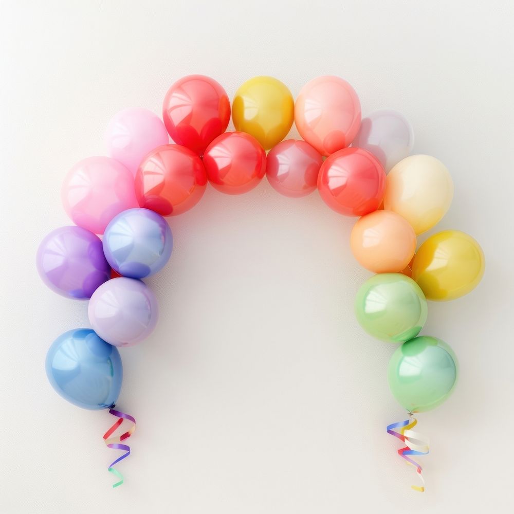 Colorful balloon arch decoration | Free Photo - rawpixel