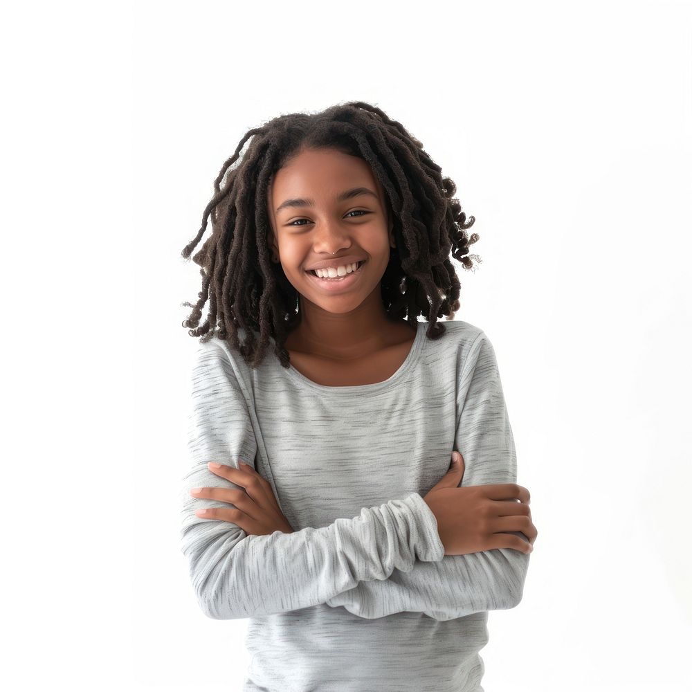 Smiling girl with dreadlocks | Free Photo - rawpixel