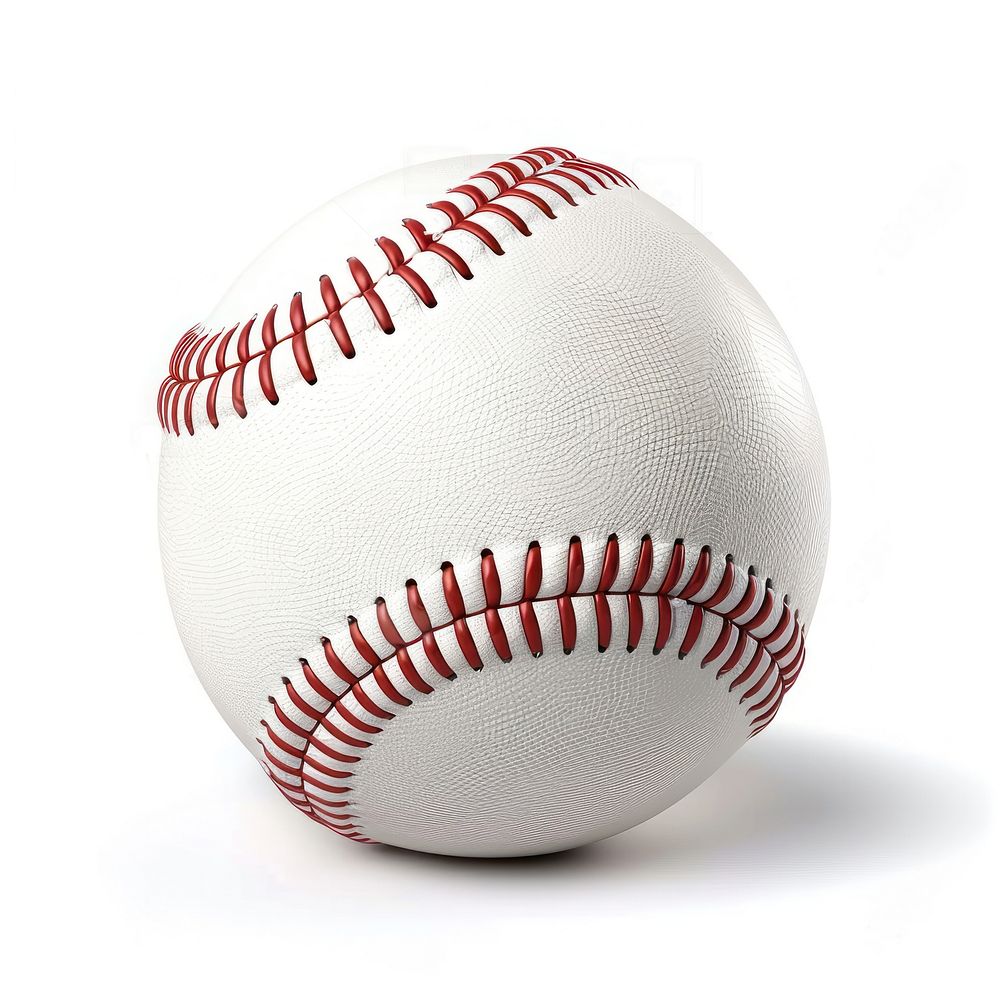 Classic white baseball with stitches | Free Photo - rawpixel