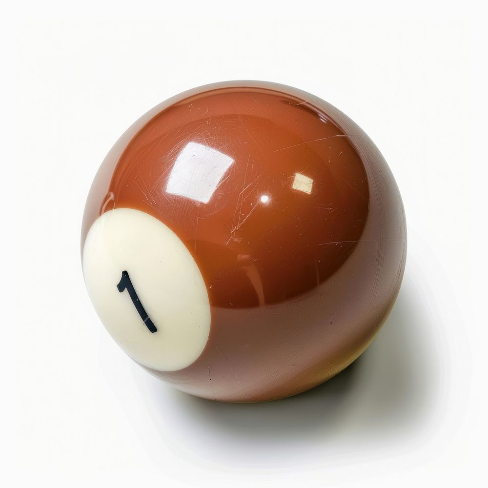 Brown billiard ball number one | Free Photo - rawpixel