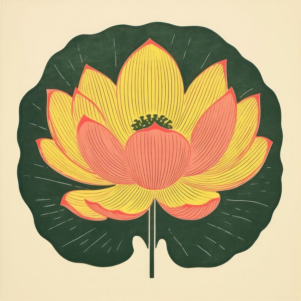 Lotus sunflower graphics blossom | Free Photo Illustration - rawpixel