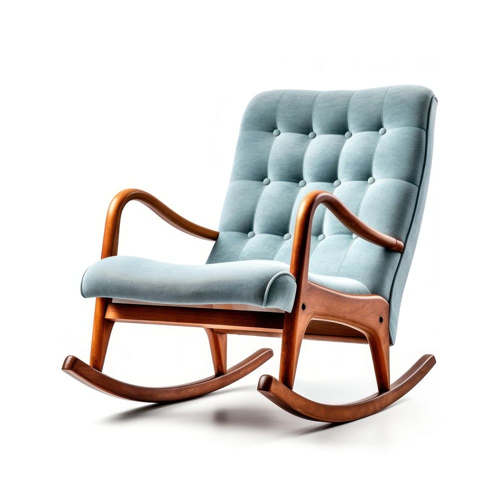 Elegant modern wooden rocking chair | Free Photo - rawpixel