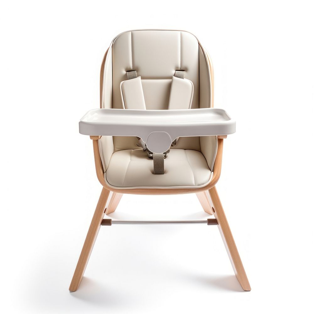 Modern beige wooden high chair | Free Photo - rawpixel