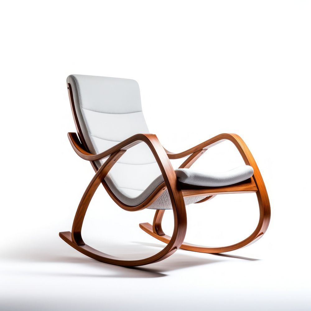 Modern wooden rocking chair | Free Photo - rawpixel
