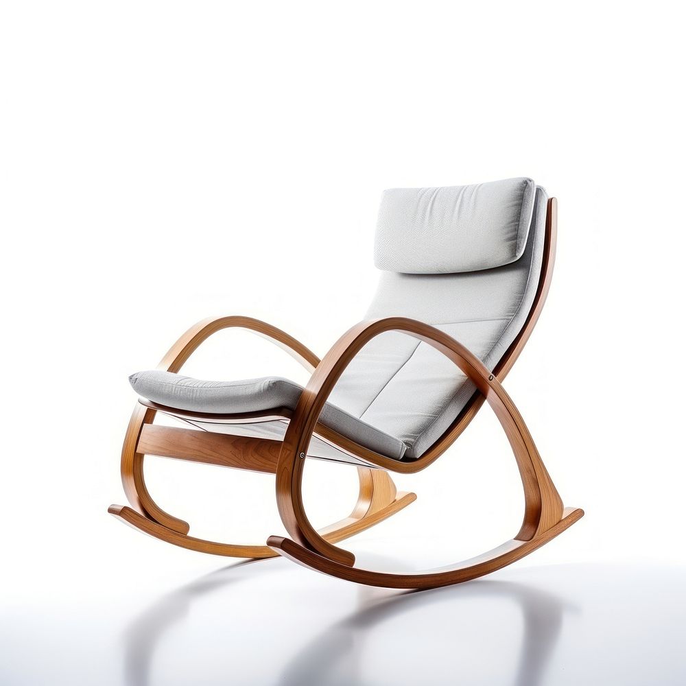 Modern wooden rocking chair | Free Photo - rawpixel