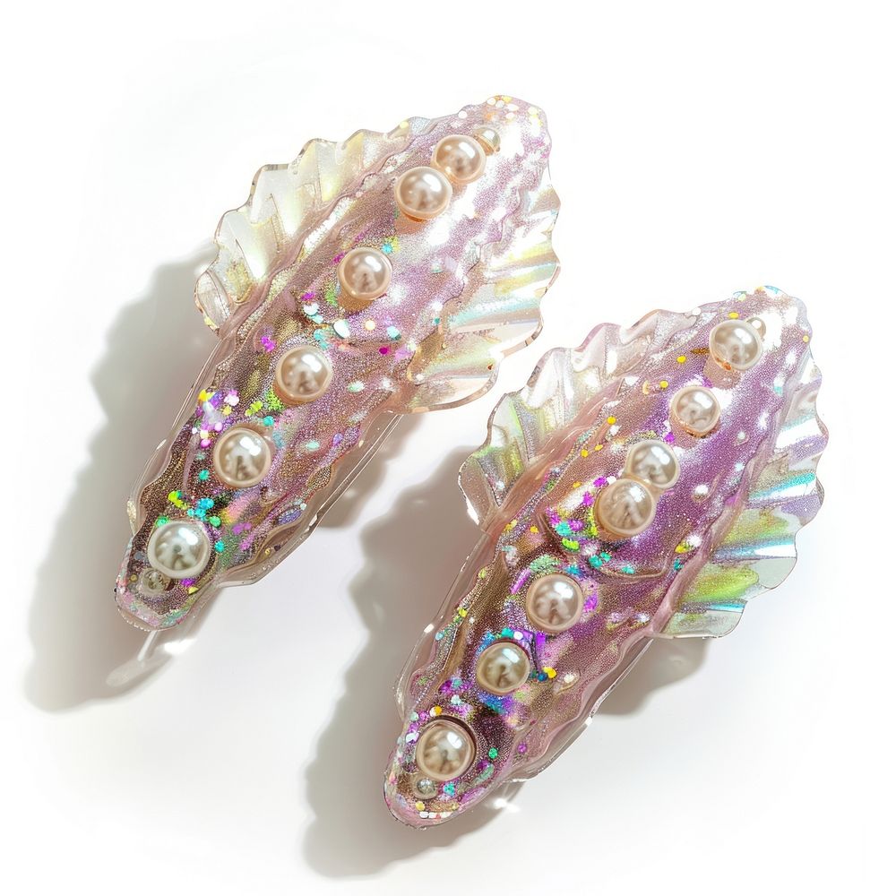 Shiny seashell hair clips | Free Photo - rawpixel