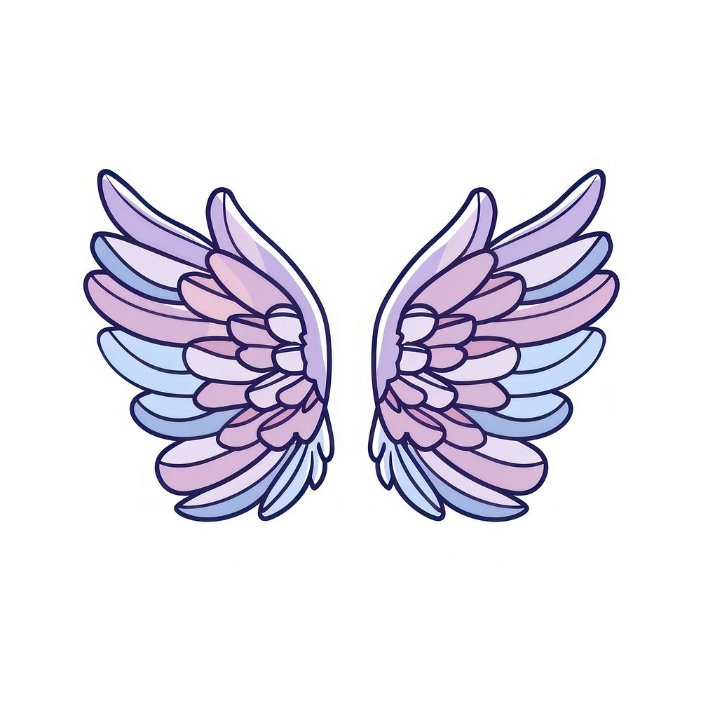Colorful angel wings illustration | Free Photo Illustration - rawpixel