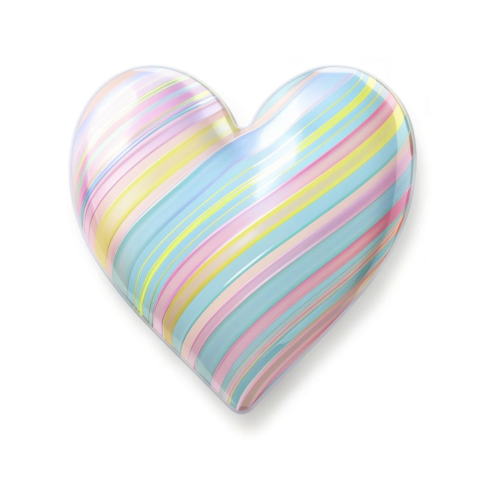 Colorful striped heart illustration | Free Photo Illustration - rawpixel