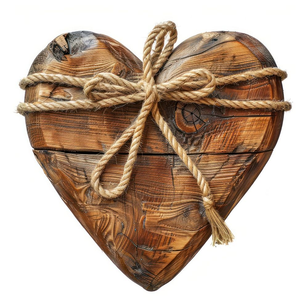 Rustic wooden heart decoration | Free Photo - rawpixel