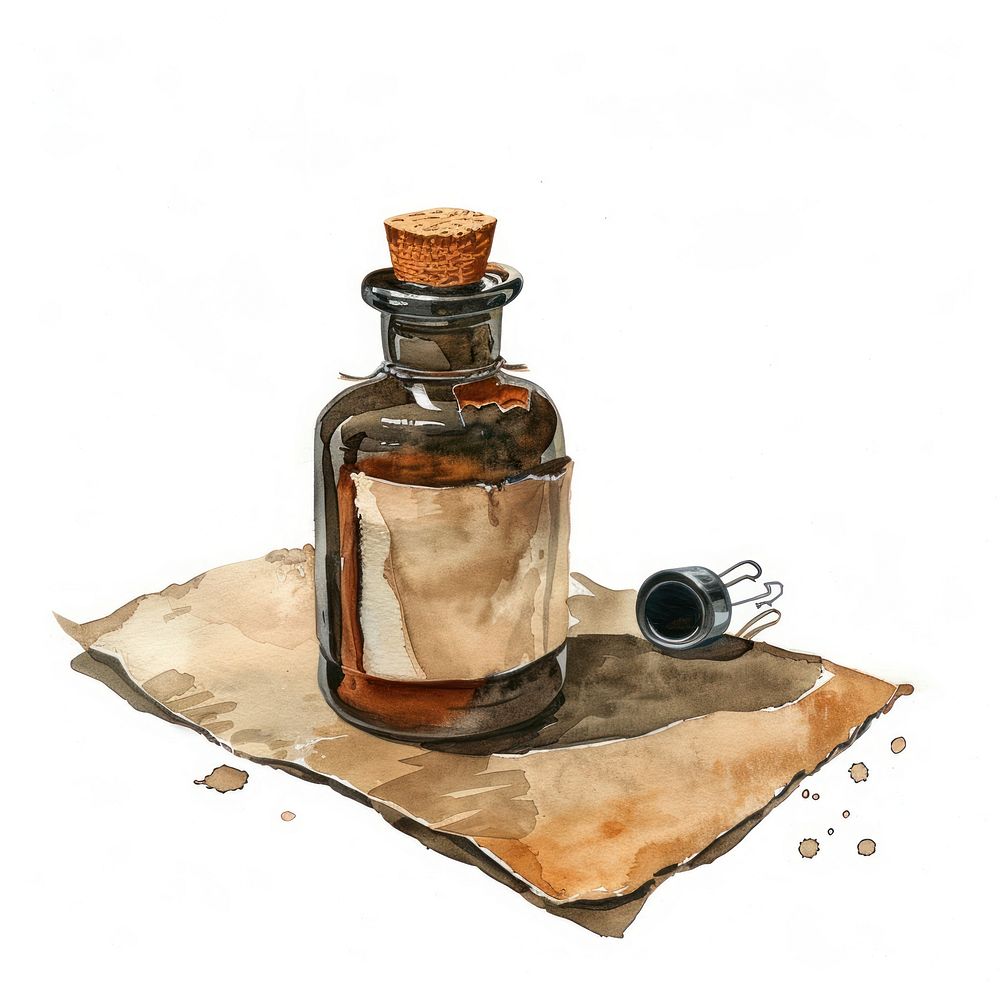 Dark academia ink cosmetics perfume | Free Photo Illustration - rawpixel