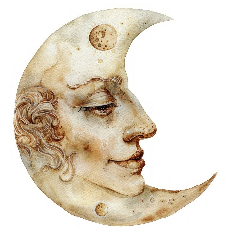 Dark academia moon face electronics | Free Photo Illustration - rawpixel