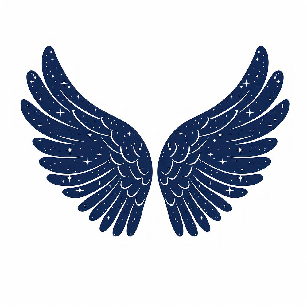 Celestial wings illustration with stars | Free Photo Illustration ...