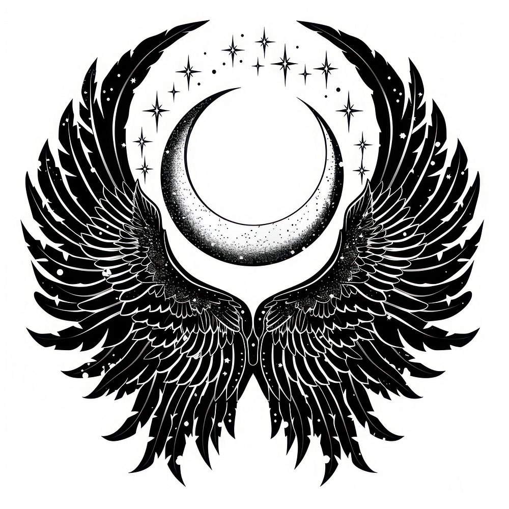 Mystical celestial wings illustration | Free Photo Illustration - rawpixel