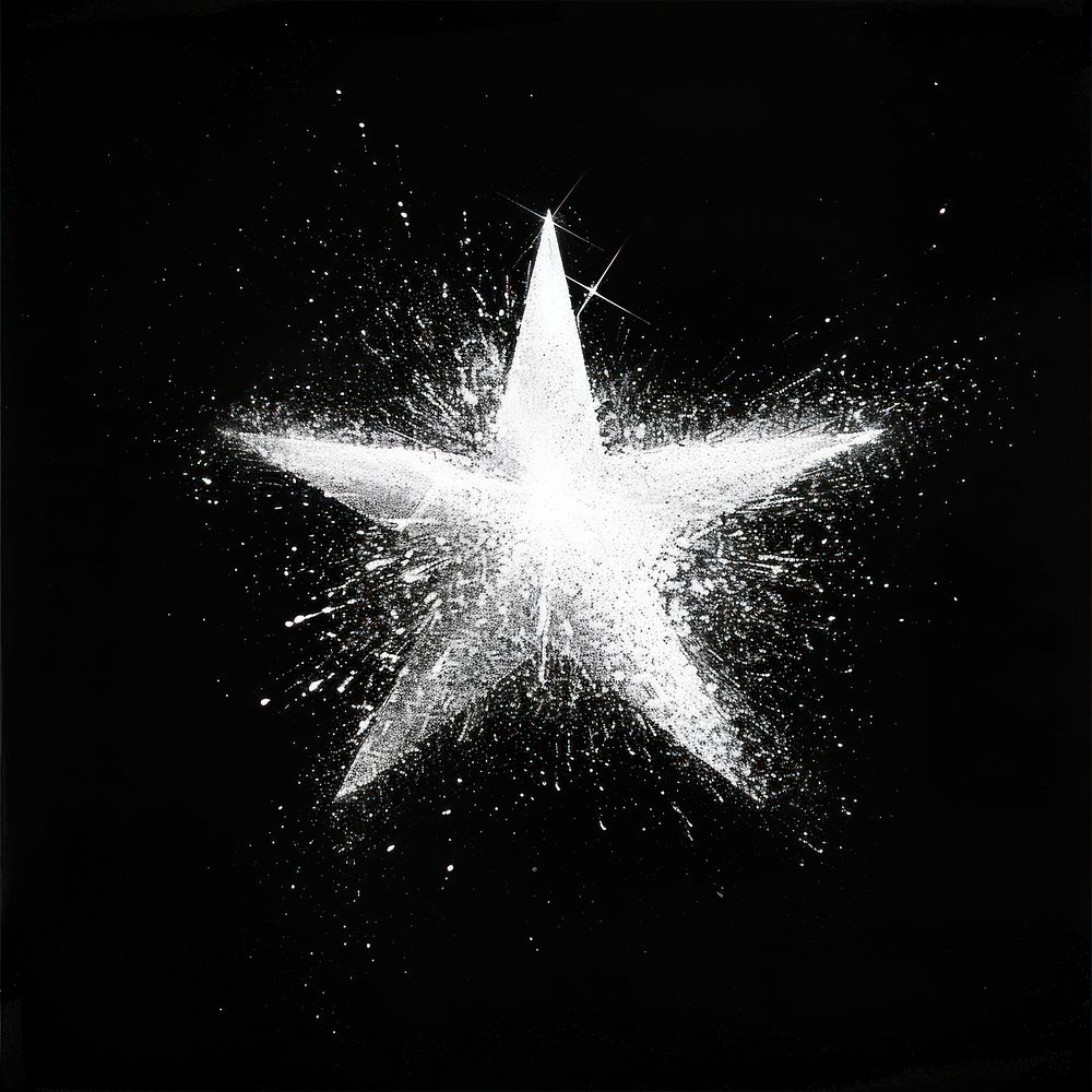 Shining white star explosion illustration | Free Photo Illustration ...