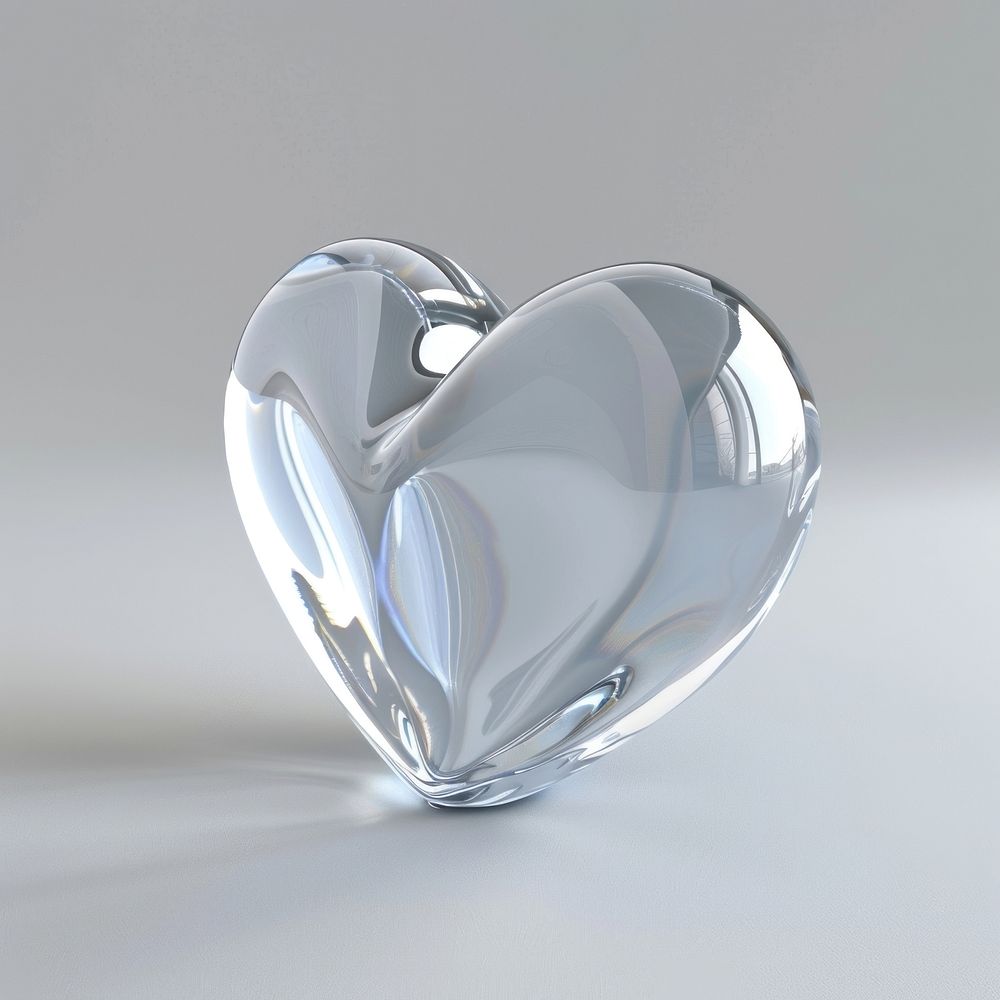 Transparent glass heart illustration | Free Photo Illustration - rawpixel Transparent glass heart illustration | Free Photo Illustration - rawpixel
