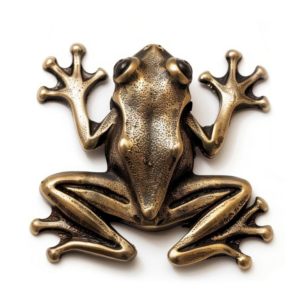 Whimsigoth brass frog symbol amphibian | Free Photo - rawpixel
