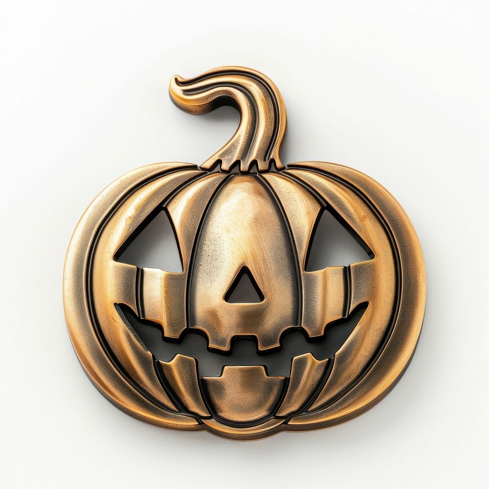 Whimsigoth brass pumpkin symbol accessories | Free Photo - rawpixel