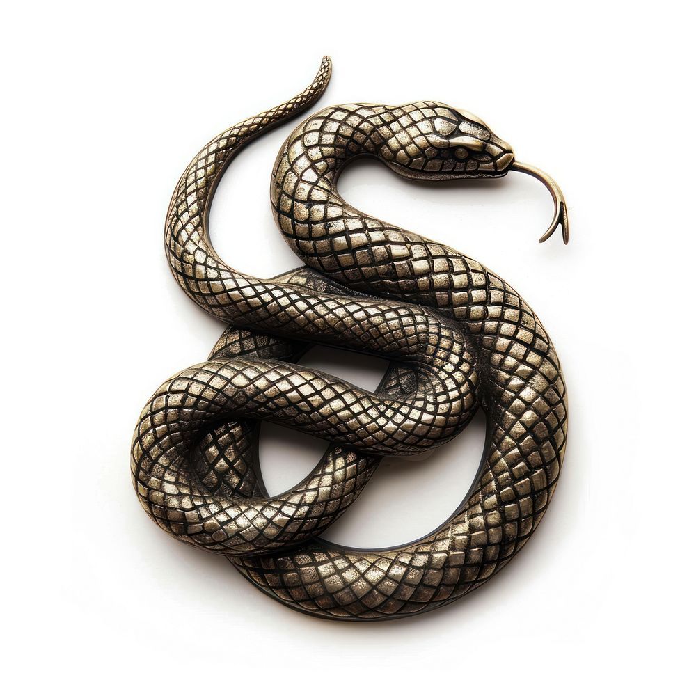 Whimsigoth brass snake symbol reptile | Free Photo - rawpixel