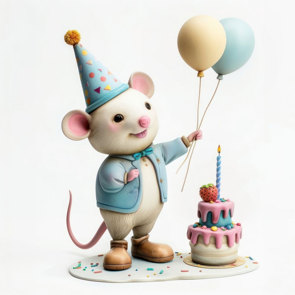 Adorable mouse birthday celebration | Free Photo - rawpixel