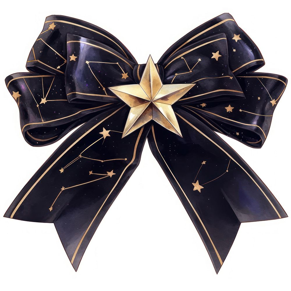 Elegant cosmic starry ribbon illustration | Free Photo Illustration ...