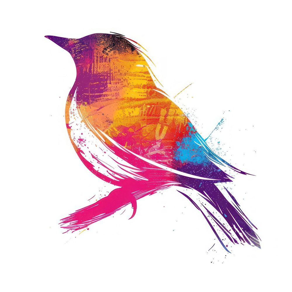 Colorful abstract bird illustration | Free Photo Illustration - rawpixel