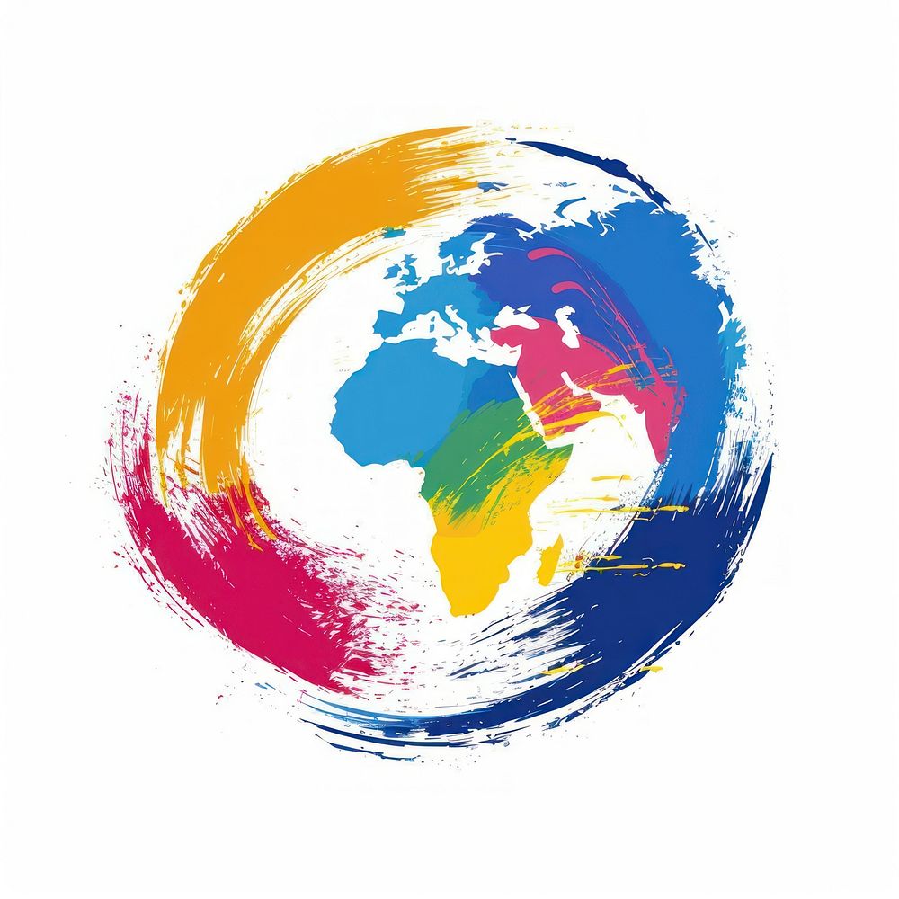 Colorful world map illustration | Free Photo Illustration - rawpixel