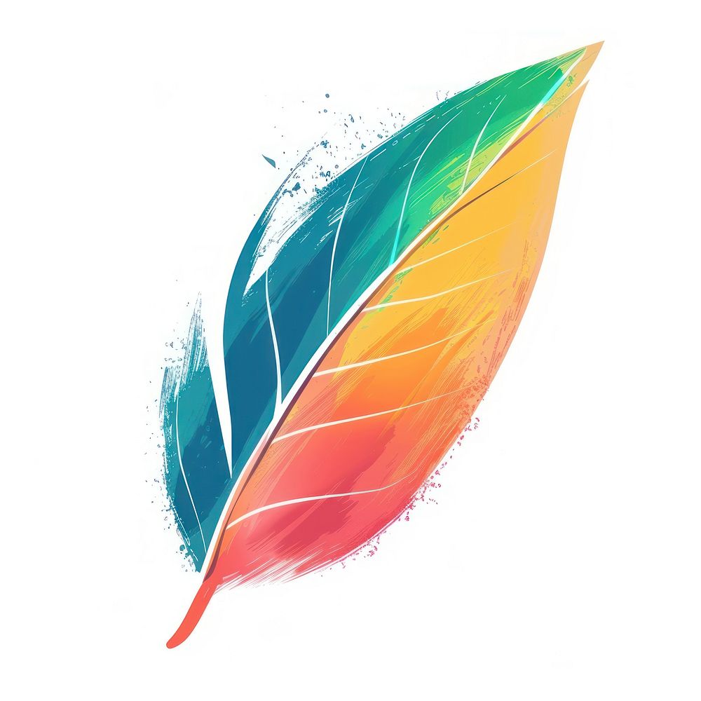 Colorful feather digital art | Free Photo Illustration - rawpixel