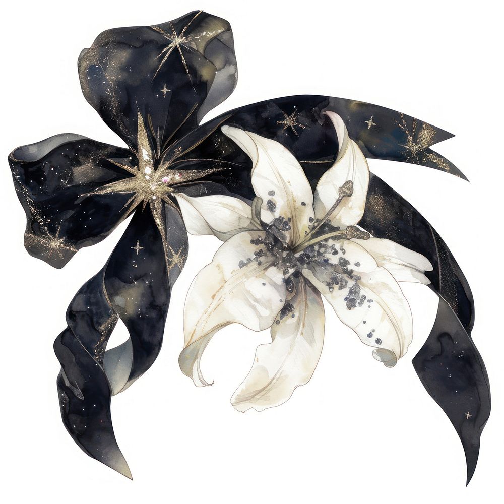 Elegant floral celestial art | Free Photo Illustration - rawpixel