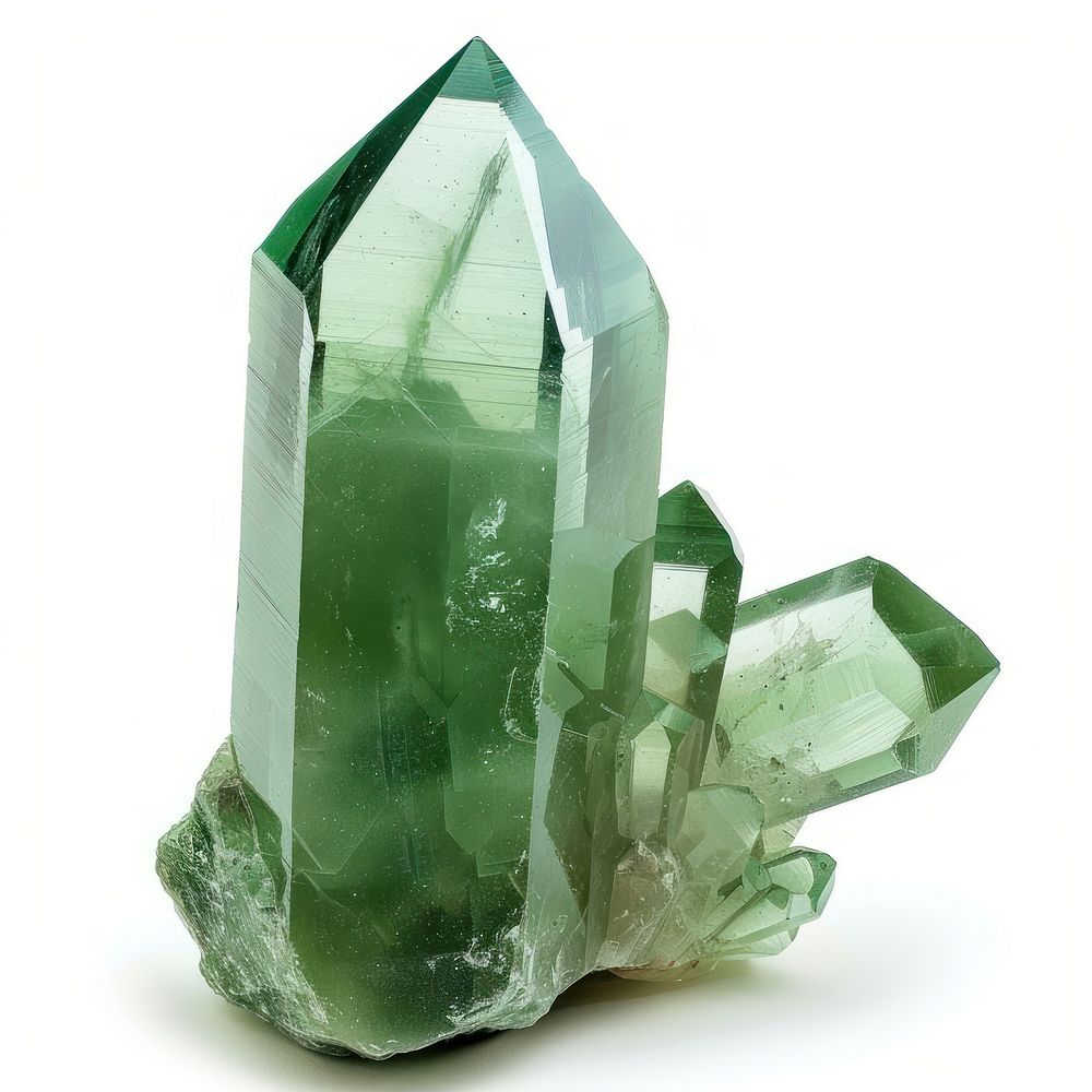 Green quartz crystal cluster | Free Photo - rawpixel
