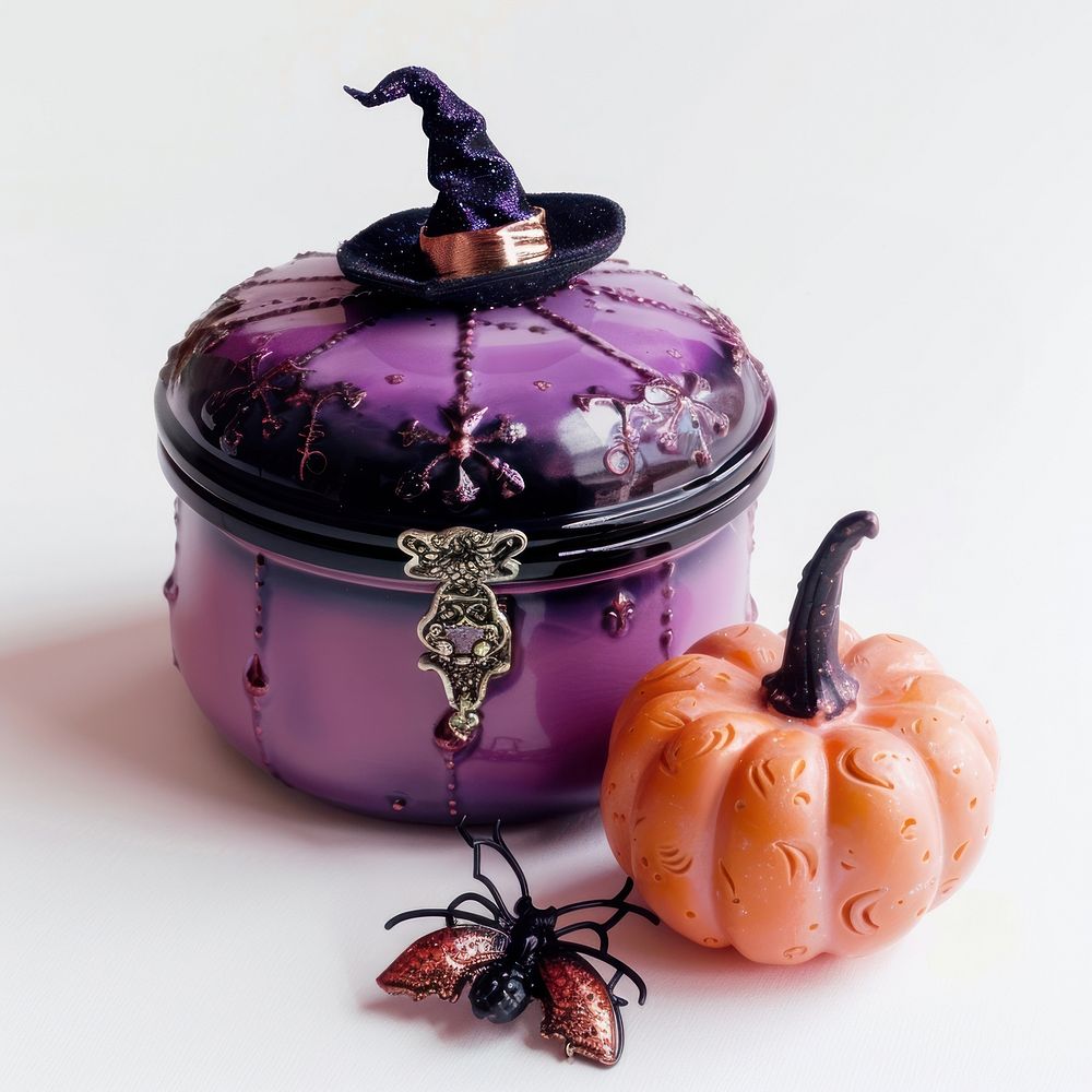 Goth purple jewelry box cookware | Free Photo - rawpixel