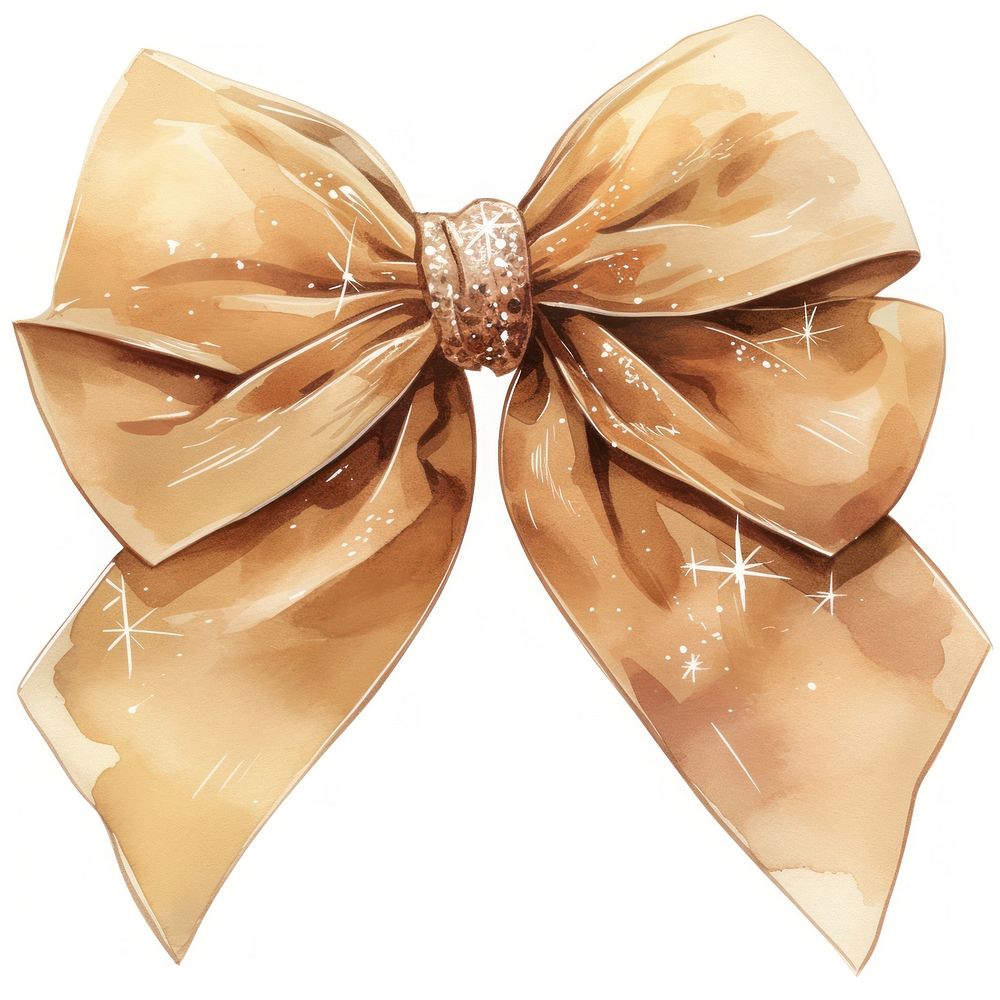Elegant golden decorative bow illustration | Free Photo Illustration ...