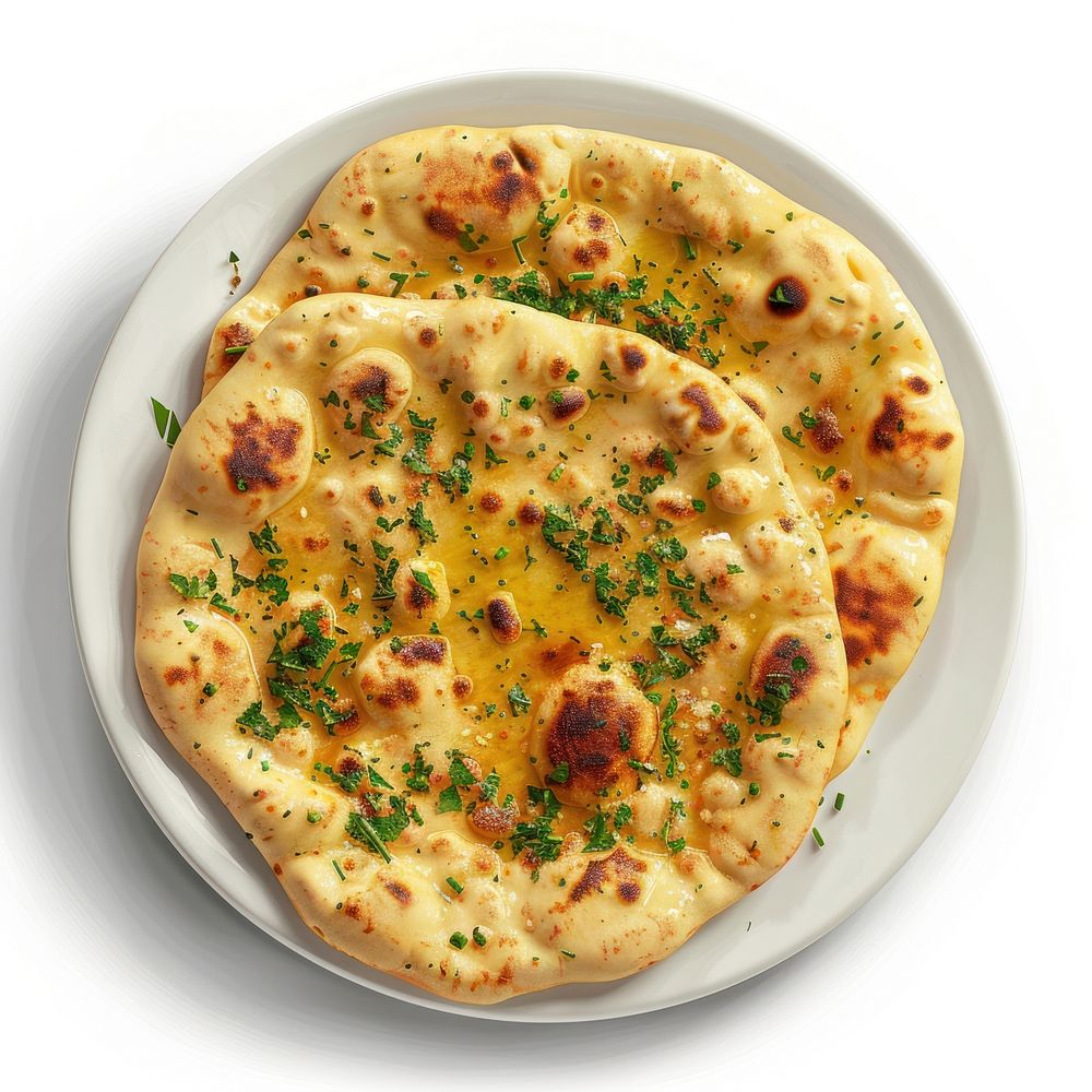 Freshly baked garlic naan bread | Free Photo - rawpixel