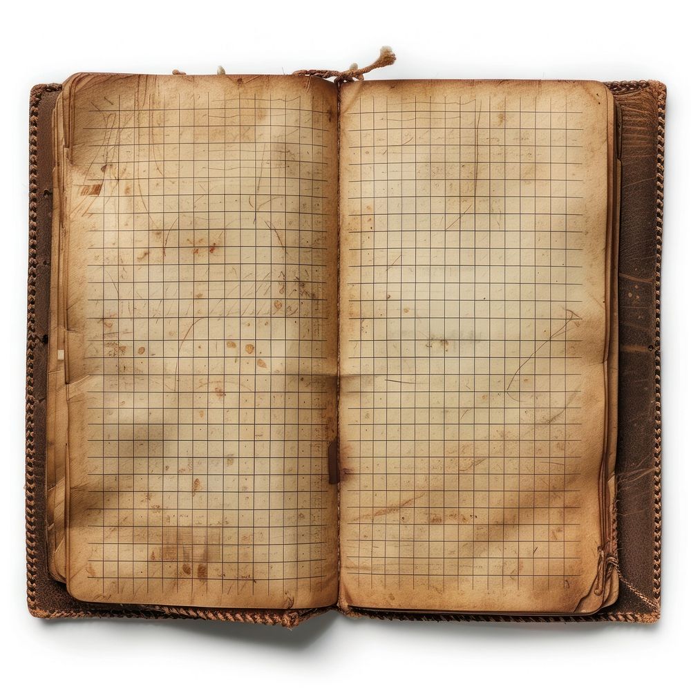 Vintage notebook with grid pages | Free Photo - rawpixel