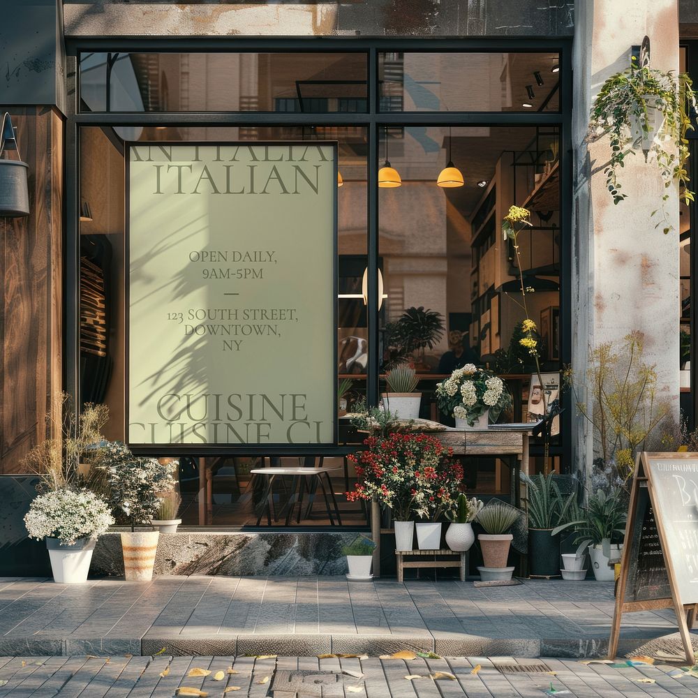 Storefront sign mockup psd | Premium PSD Mockup - rawpixel