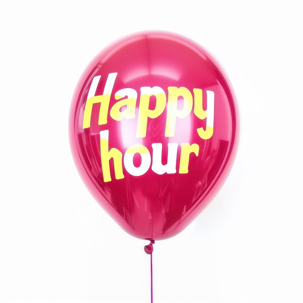 Vibrant happy hour balloon | Free Photo - rawpixel