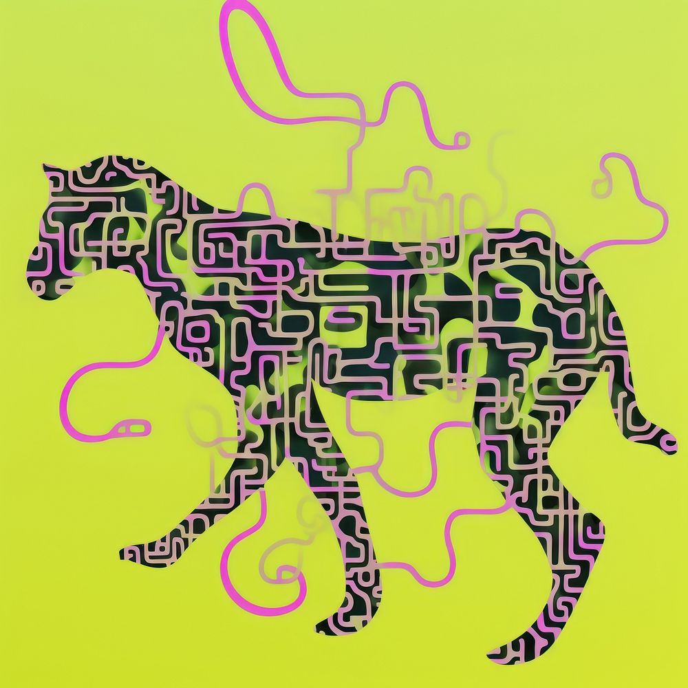 Collage art animal and cmyk | Free Photo Illustration - rawpixel