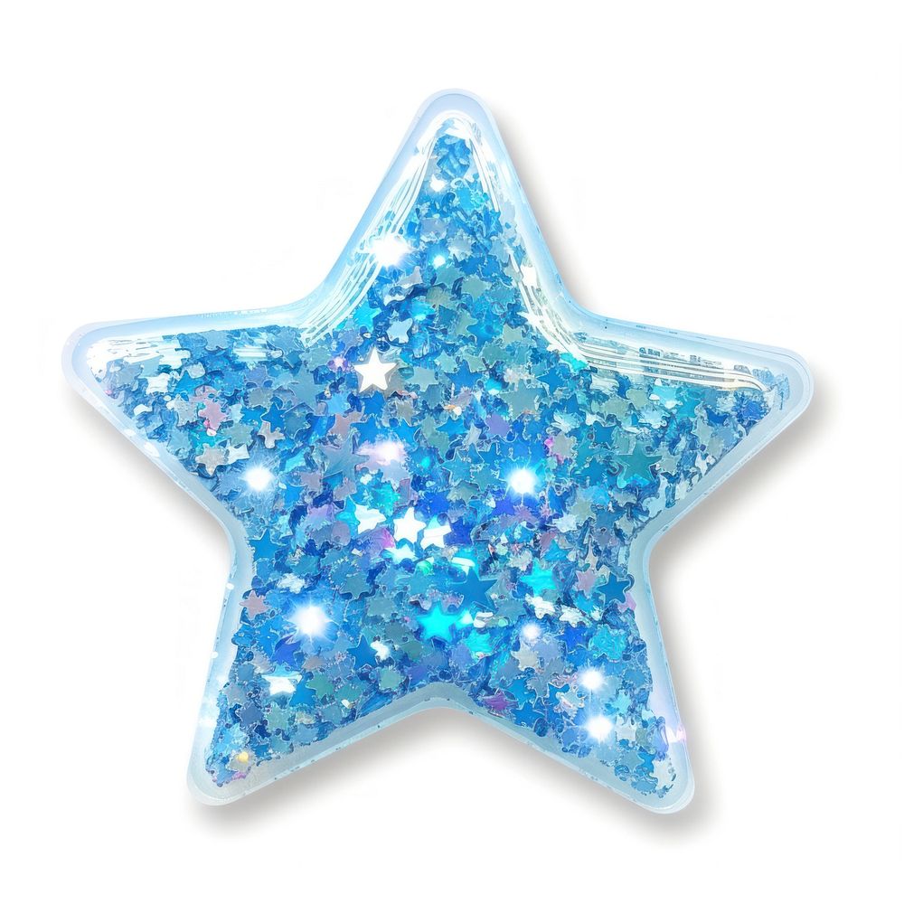 Glitter pastel blue star turquoise | Free Photo - rawpixel