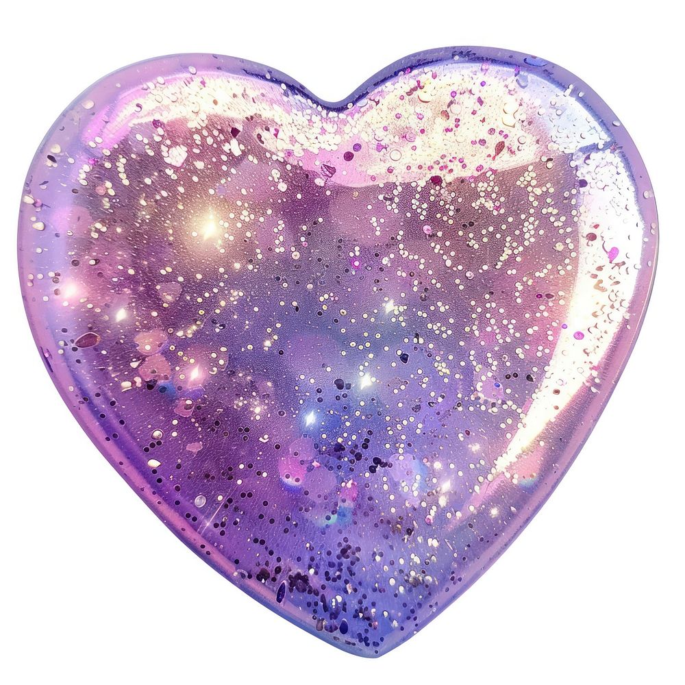 Glitter pastel purple heart symbol | Free Photo - rawpixel