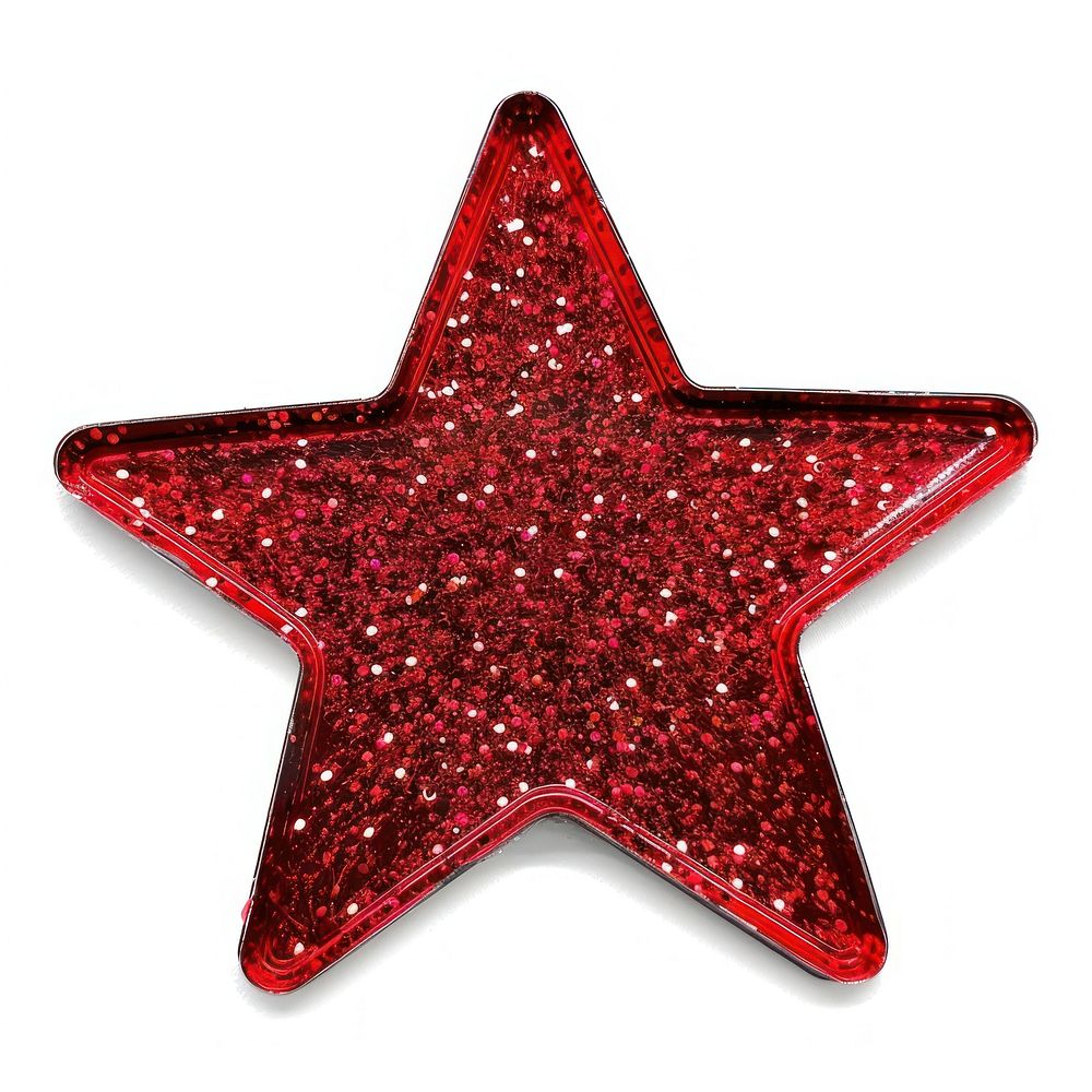 Glitter red star symbol star | Free Photo - rawpixel