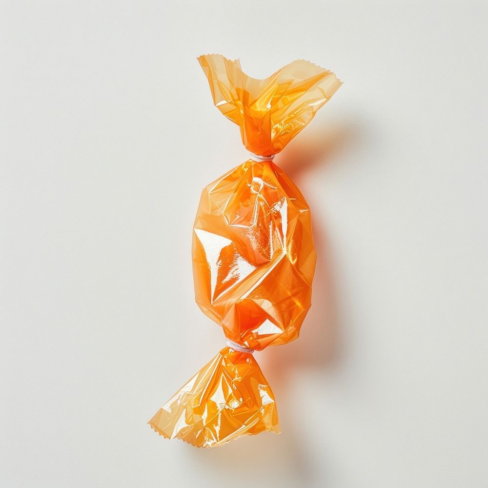 Orange wrapped candy isolated | Free Photo - rawpixel