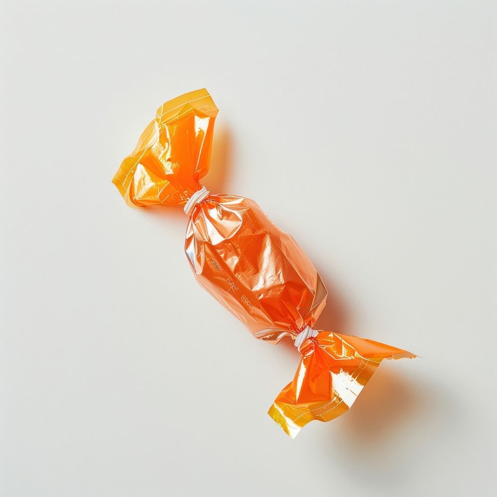 Orange wrapped candy isolated | Free Photo - rawpixel