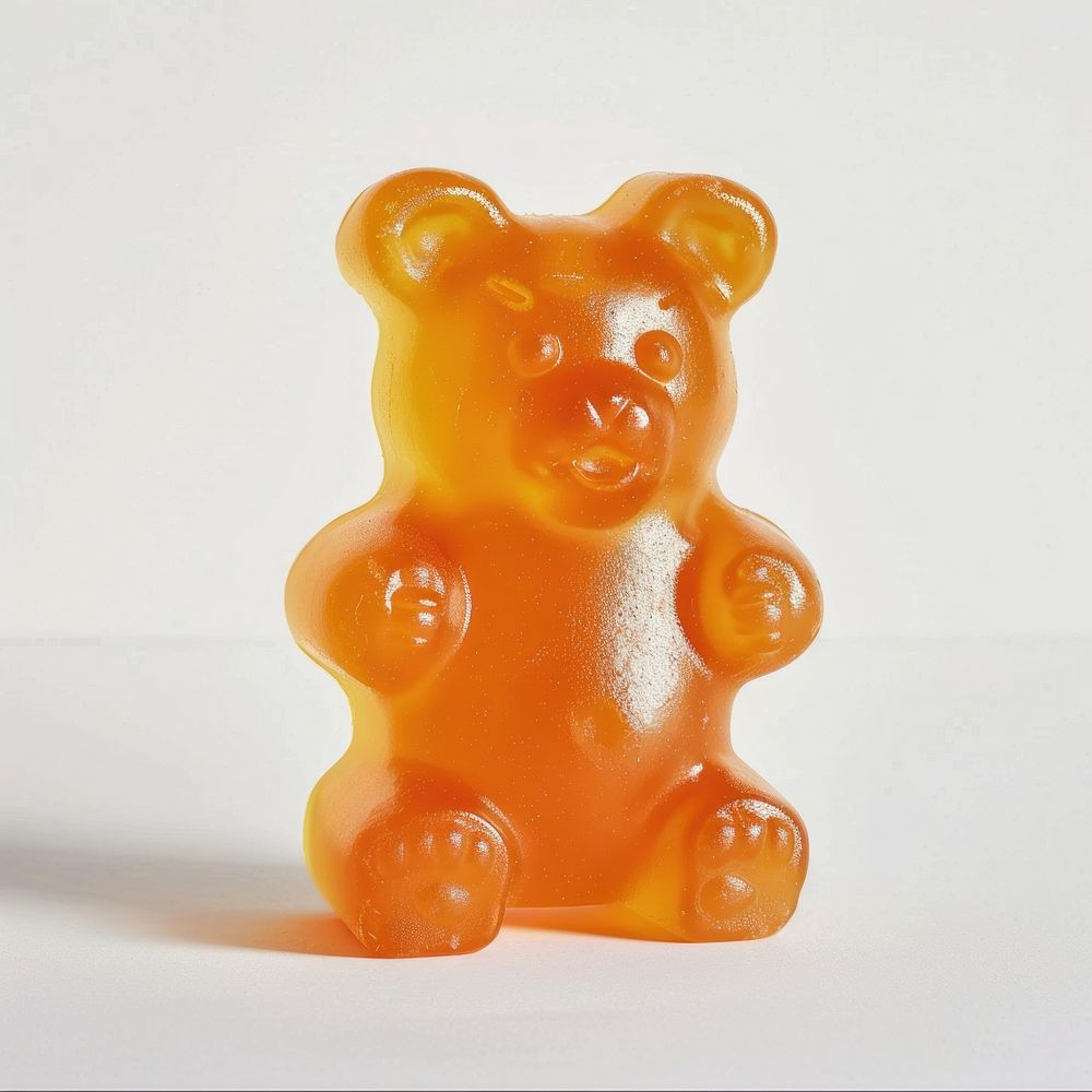 Orange gummy bear candy | Free Photo - rawpixel